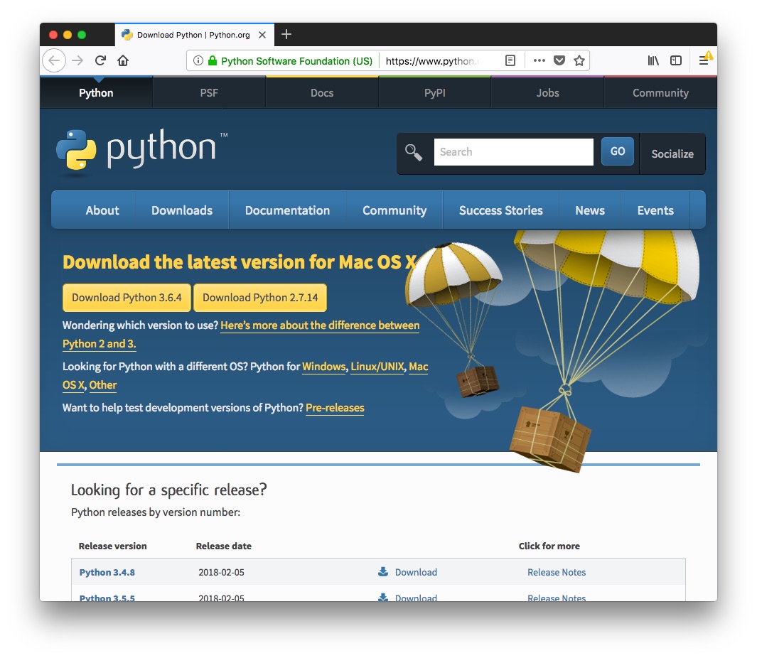 Python版お知らせアプリ | Download